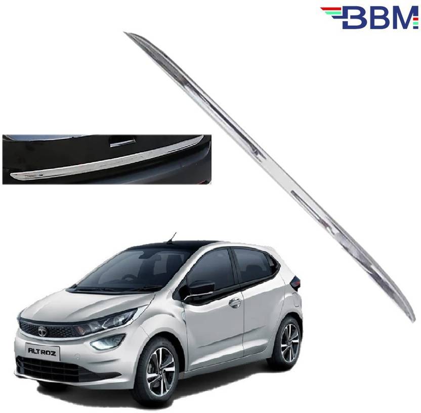 BBM Tata Altroz - Car Dicky Trim Garnish Diggi Silver Chrome Line ...