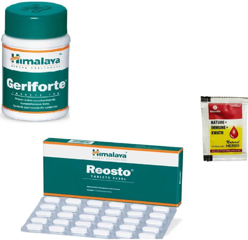 HIMALAYA A Combo of Geriforte Tablet works as an adjuvant during ...