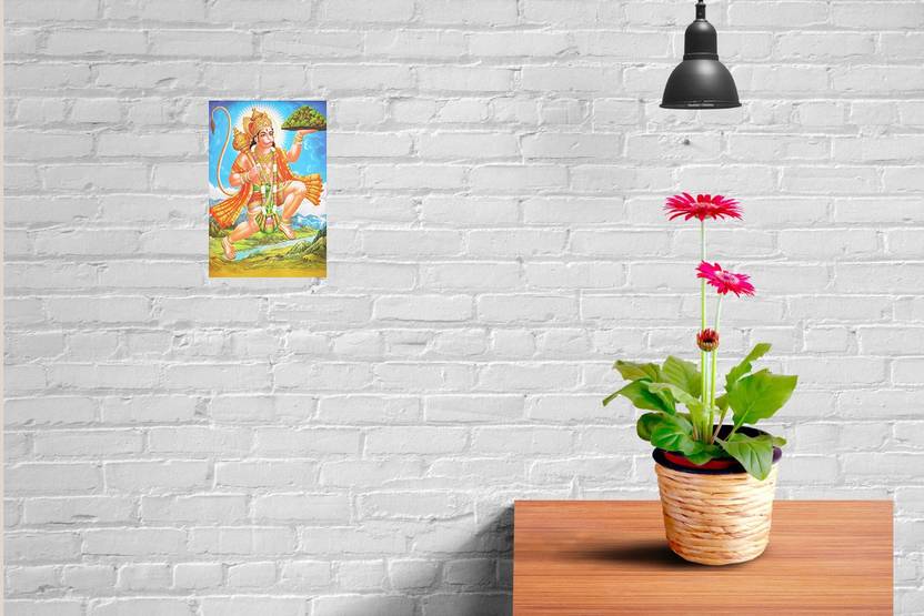 Lord Hanuman Ji Religious Wall Sticker|Bajrang bali Sticker Poster ...