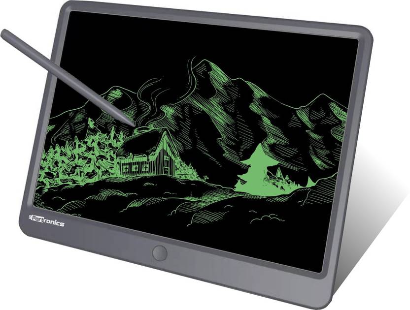 Portronics Ruffpad 15 Re-Writable LCD Screen (15-inch) Writing Pad ...
