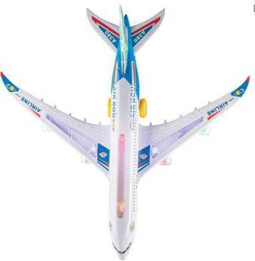 CTC CREATION AirBus A380 Themed/Inspired Airplane Toys for Kids, Bump ...