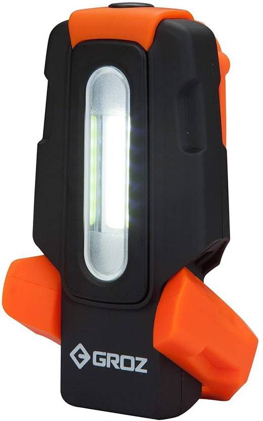 Groz LED/150 COB Rechargeable Pocket Flash light/Slim Light/Portable ...