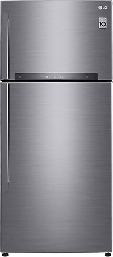 LG 516 L Frost Free Double Door 3 Star Refrigerator with with Hygiene ...