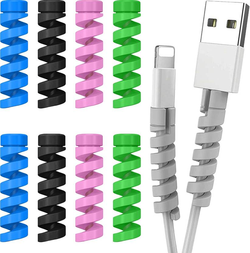 Flipkart SmartBuy Spiral Charger Cable Protector| Data Cable Saver ...