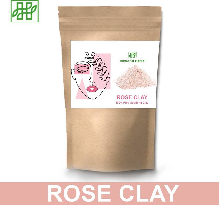 Himachal Herbal organic Rose Clay Powder 100 gm For Face Pack - Price ...