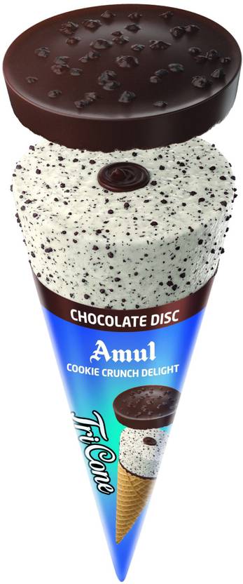 Amul Chocolate Tricone cookie crunch delight disc Price in India - Buy ...