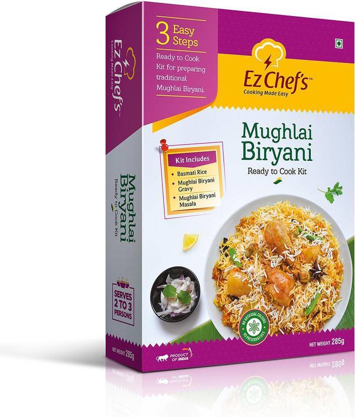 Ez Chefs Mughlai Biryani Kit 285 g Price in India - Buy Ez Chefs Mughlai Biryani Kit 285 g ...