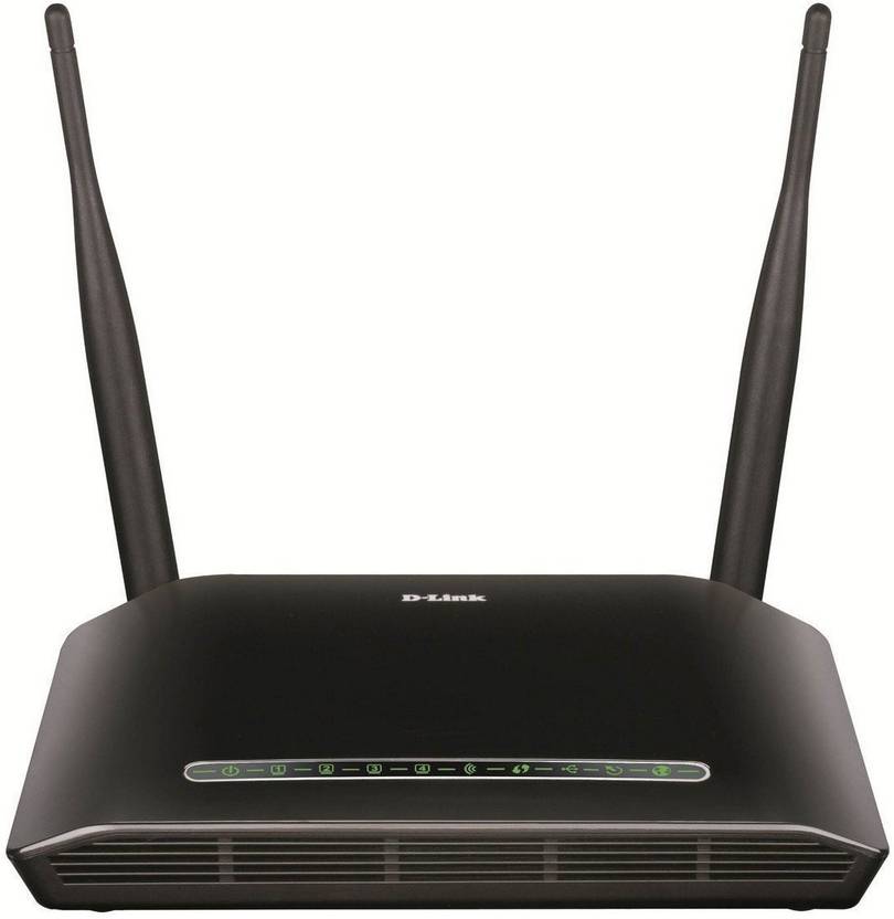 D-Link DSL-2750U Wireless Router 2.4 GHz 300 Mbps Wifi Speed Single ...