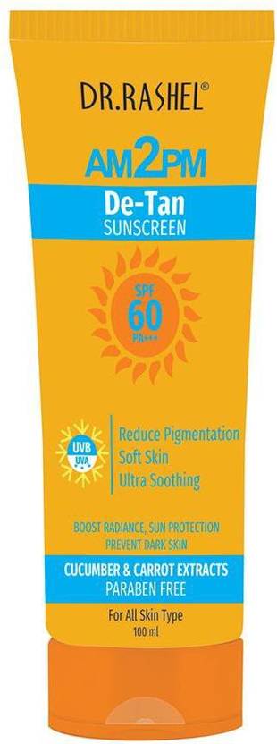 Dr.Rashel ULTA SMOOTH DE-TAN SUNSCREEN FOR INDIAN SKIN WITH CUCUMBER ...