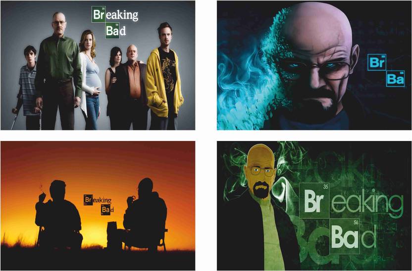 Breaking Bad Combo Poster Set of 4 Posters With Gloss Lamination M2 ...