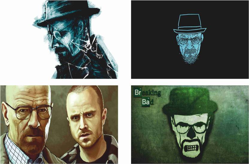 Breaking Bad Combo Poster Set of 4 Posters With Gloss Lamination M1 ...