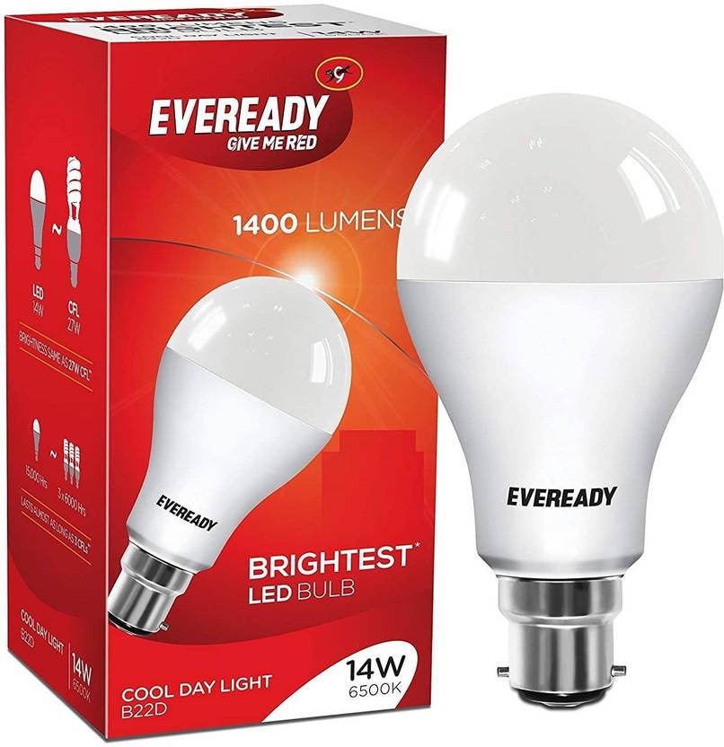 EVEREADY 5 W Basic Standard B22 LED Bulb Price in India - Buy EVEREADY ...