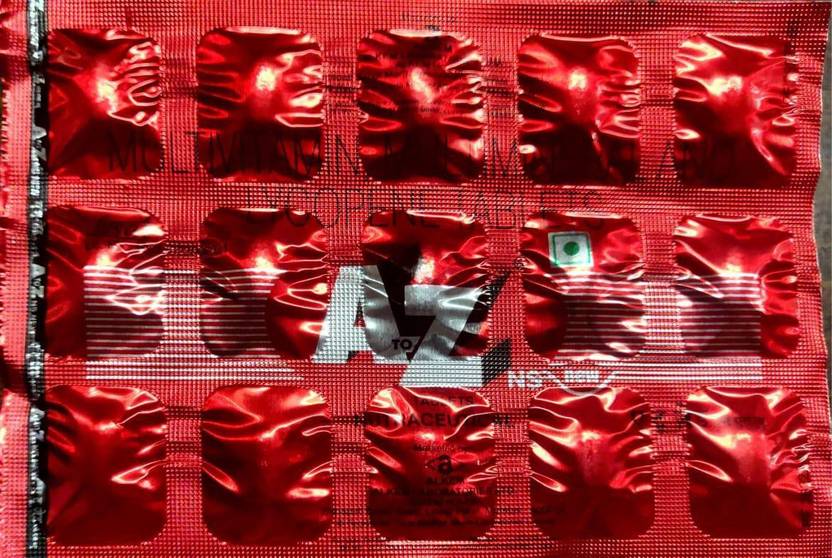 A to Z Multivitamin Tablets Price in India - Buy A to Z Multivitamin ...