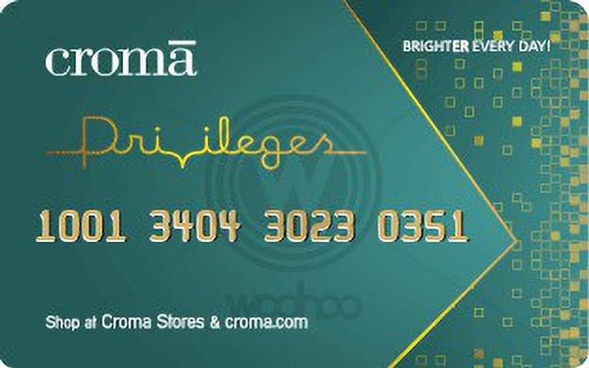 Croma Digital Gift Card Price in India - Buy Croma Digital Gift Card ...