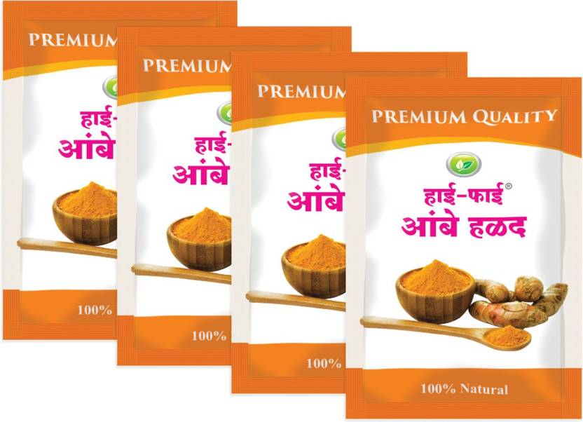 HI-FI Natural Ambe Halad Powder For Skin - (Pack of 4) - Price in India ...