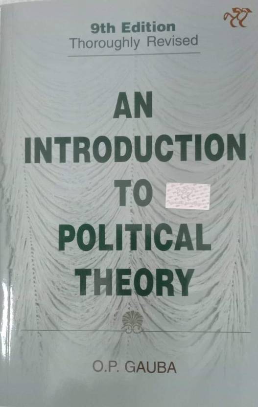 An Introduction To Political Theory 9th Edition: Buy An Introduction To ...
