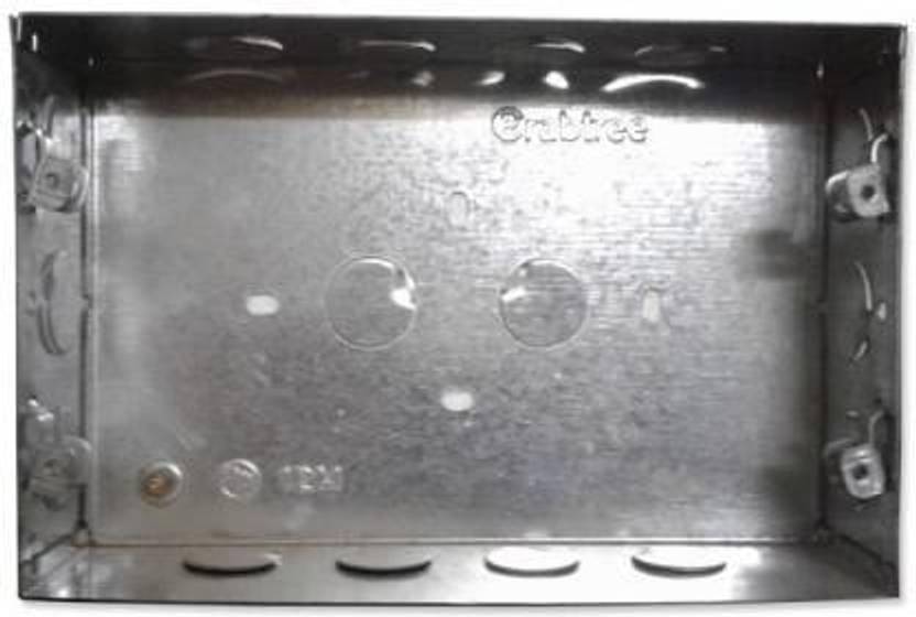 STAR SUNLITE Galvanized Iron (GI) Sheet Metal Modular Box (12 Module ...