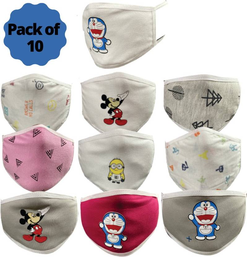 Ticked Kids Cute Face Mask Design Reusable Washable MASKS Facemask Gift ...