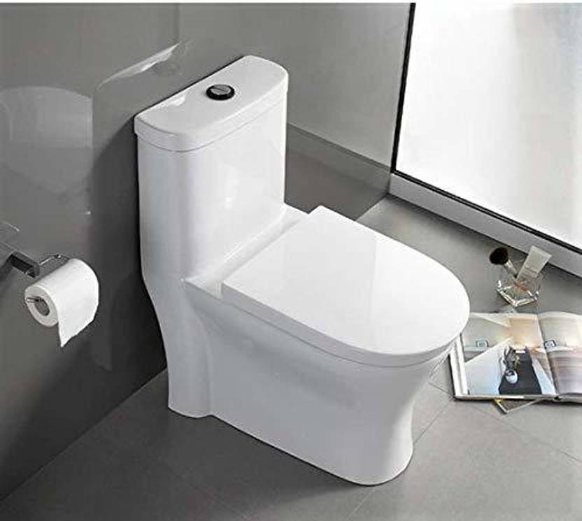 Ceramic One Piece Western Toilet/European Commode/Water Closet S Trap ...