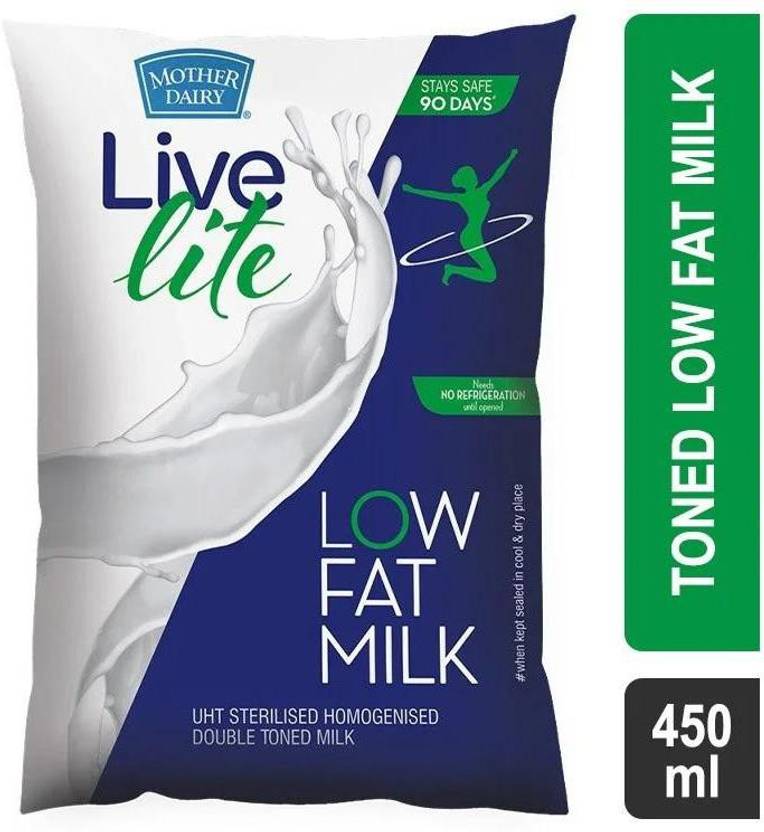 MOTHER DAIRY Live Lite Low Fat Milk Price in India - Buy MOTHER DAIRY ...