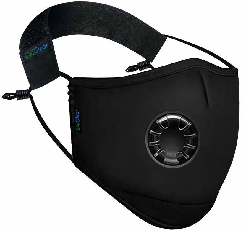 OxiClear N99 Anti Pollution Face Mask with Detachable Headband, , 2 ...