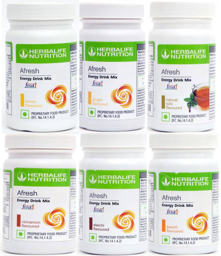 Herbalife Nutrition Afresh All flavors Lemon,Tulsi,Cinnamon,Peach ...