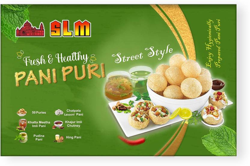 SLM Spices Pani Puri Gol Gappe Puchka kit With 4 different flavours ... SLM Spices Pani Puri Gol Gappe Puchka kit With 4 different flavours ...
