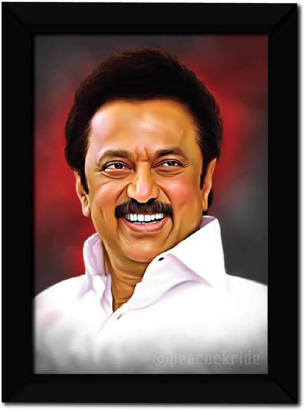 Muthuvel Karunanidhi Stalin I MK Stalin I DMK I Matte A4 Fine Art Print ...