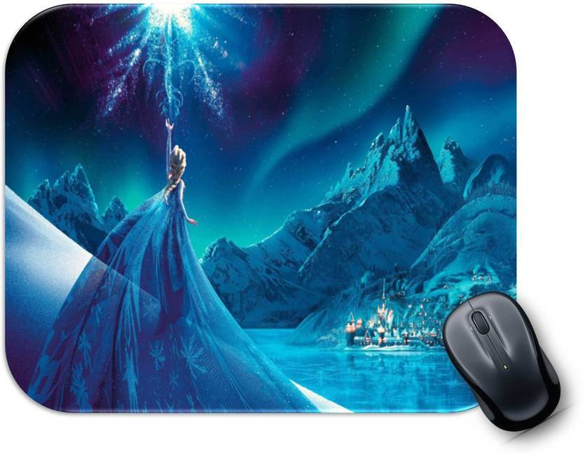 Monk Matters Frozen Design Non-Slip Rubber Base Gaming & Laptop ...