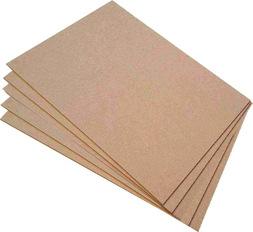 PrettyKrafts 3mm MDF Board sheet (9 x 12 Inch)5 Pcs Hardboard Sheets ...