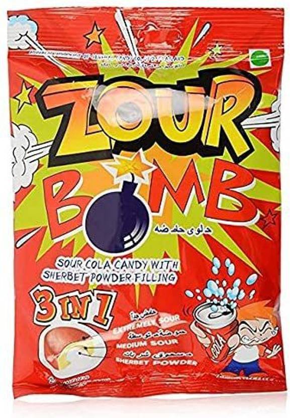 Zour Bomb Cola Flavour Candy, 110 g Cola Sour Candy Price in India ...