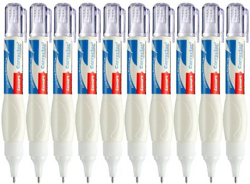 Flipkart.com | LUXOR Correction Pen 7 ml 0 mm Whitener Pen - Whitener Pen