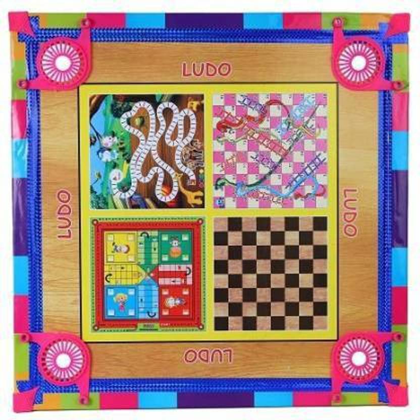SSGC Carrom Board Ludo/Snake Ladder/Chess Board for Kids Carrom Board Board Game Carrom Board ...
