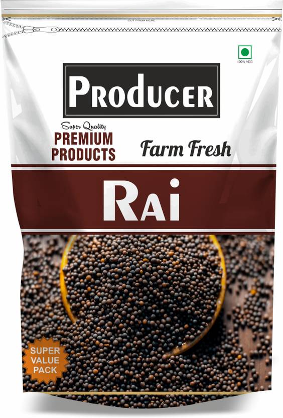 PRODUCER Premium Mustard Seeds Small | Sarso | Whole Rai, 1kg Price in ...