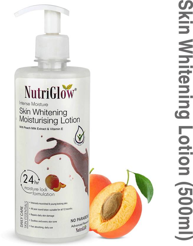 NutriGlow Intense Moisture Skin Whitening Lotion With Peach Milk ...