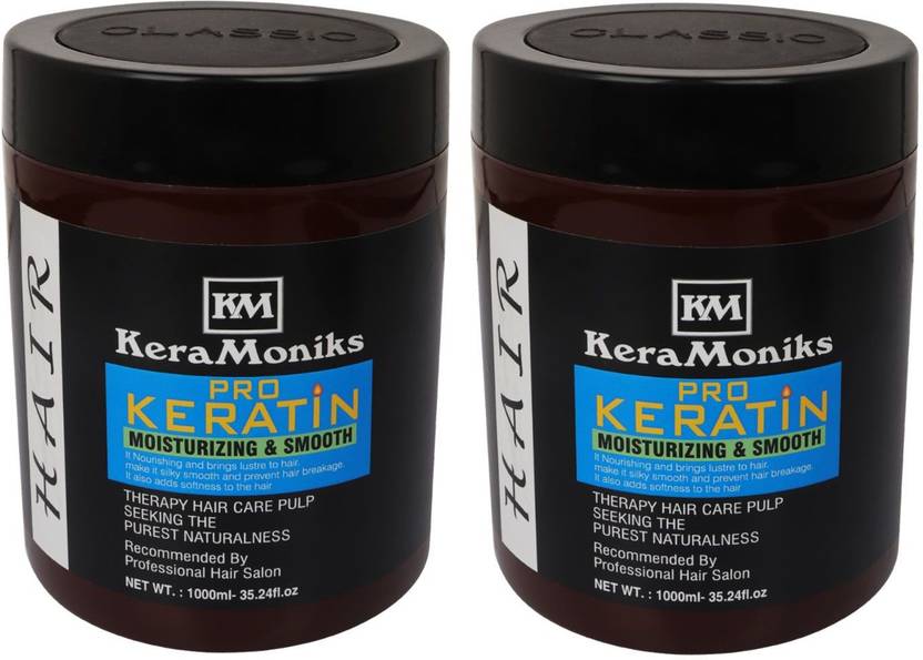 Keramoniks Pro-Keratin Hair Mask 1000 ml x 2 ( Pack Of 2 x 1000 ml ...