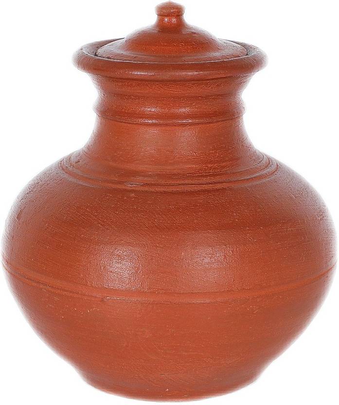 earthen fine crafts hand made earthen pot/clay pot/water pot/kooja ...