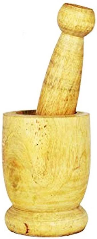 Rolimoli Wooden Okhali and Musal for kitchen okhli for kitchen big size ...