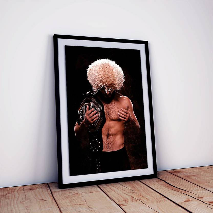 UFC Fighter Khabib Nurmagomedov Poster With Frame For Room and Home ...