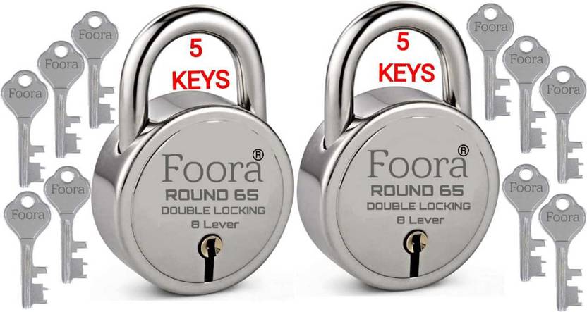 LINK O LINE ROUND 65 PACK OF 2, DOUBLE LOCKING MULTIPURPOSE LOCK ...
