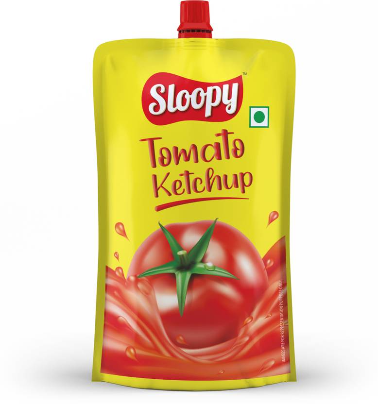 Sloopy Tomato Ketchup Spout 90 Gram Pack Of 10 Ketchup Price in India ...