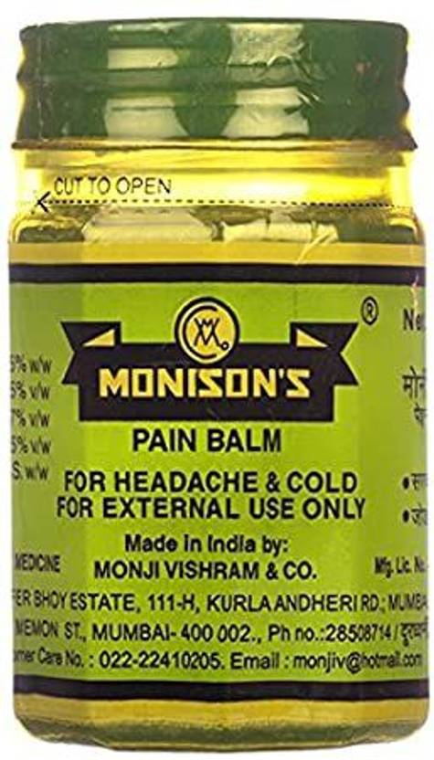 Monisons Pain Relief Balm Each 100gm (Pack of 4) Balm - Buy Baby Care ...