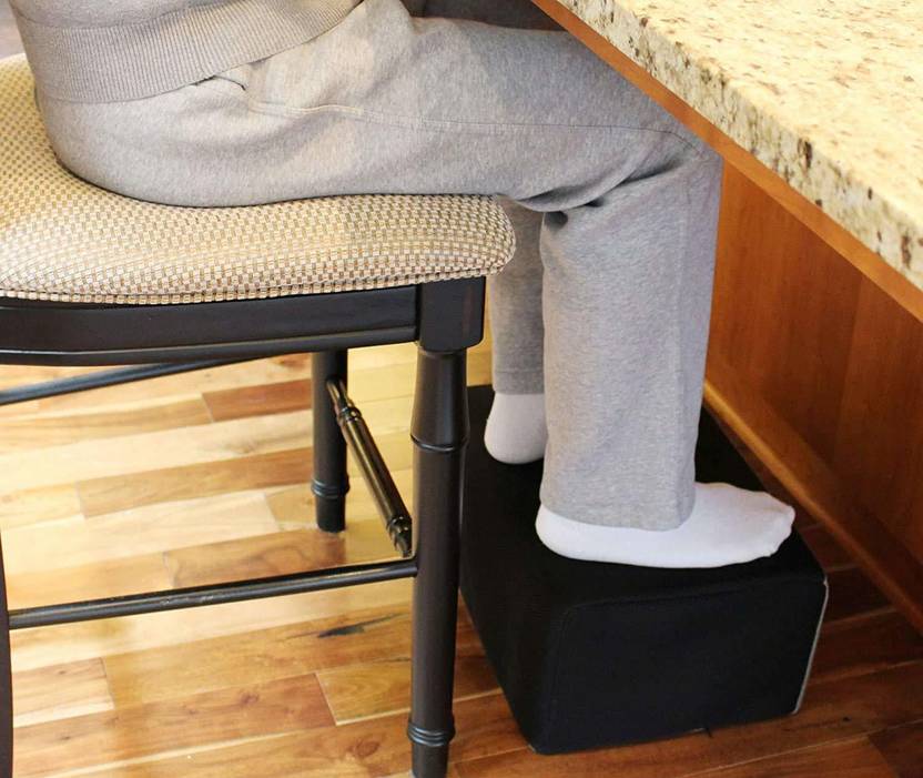 METRON Foot Rest for Under Desk Office Chair | Leg Cushion Foot Rest ...