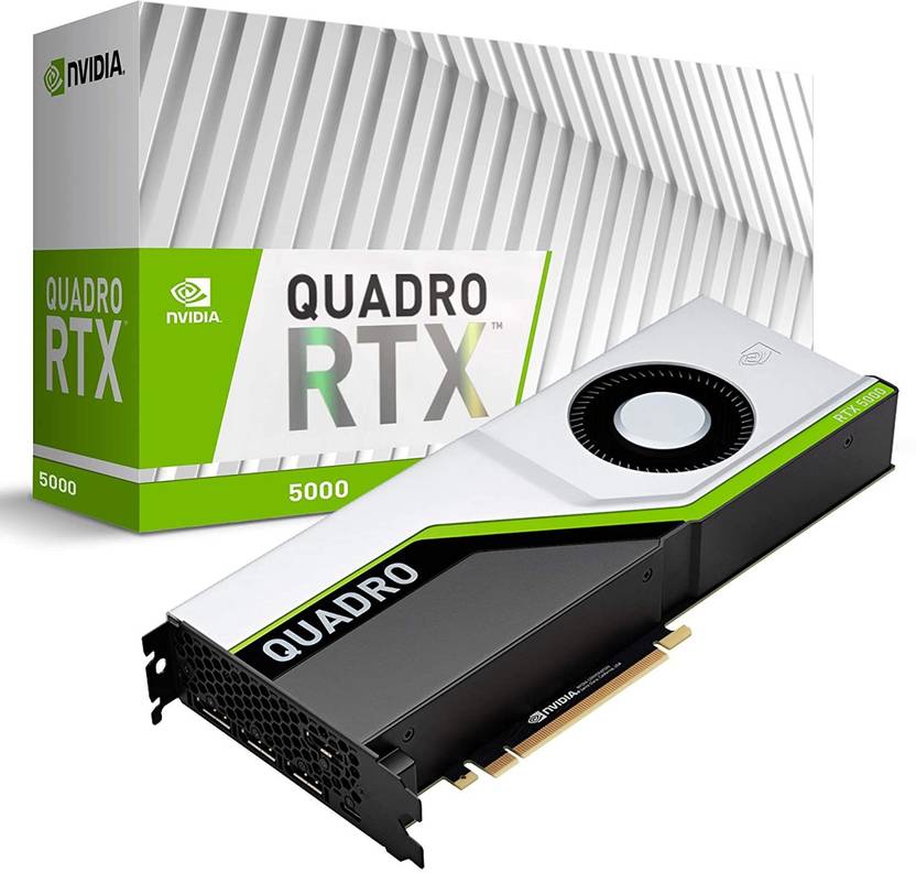 nVIDIA Quadro RTX 5000 16GB GDDR6 Graphic Card (VCQRTX5000-PB) GDDR6 16 ...