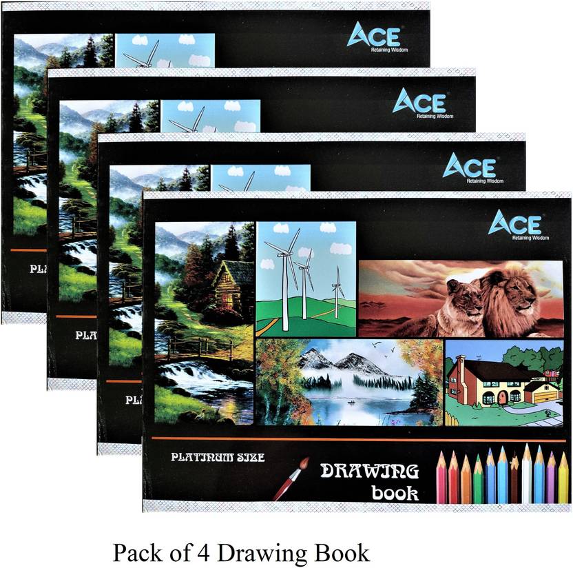 ACE A3 Size (Approx. 35cms X 28cms) Platinum Drawing / Sketch Book for ...