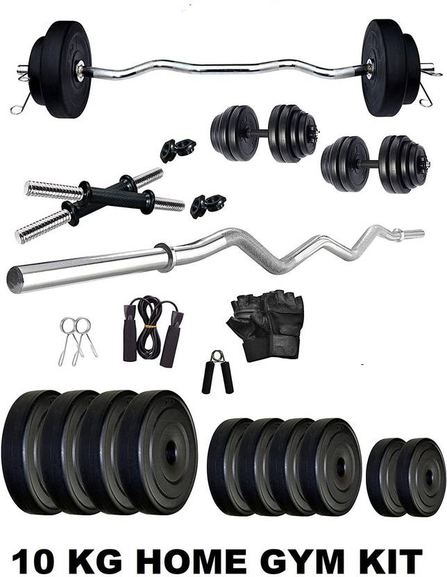 BAPTIZO 10 KG WB-SL HOME GYM KIT FOR MEN AND WOMEN Dumbbell Kit Kit ...