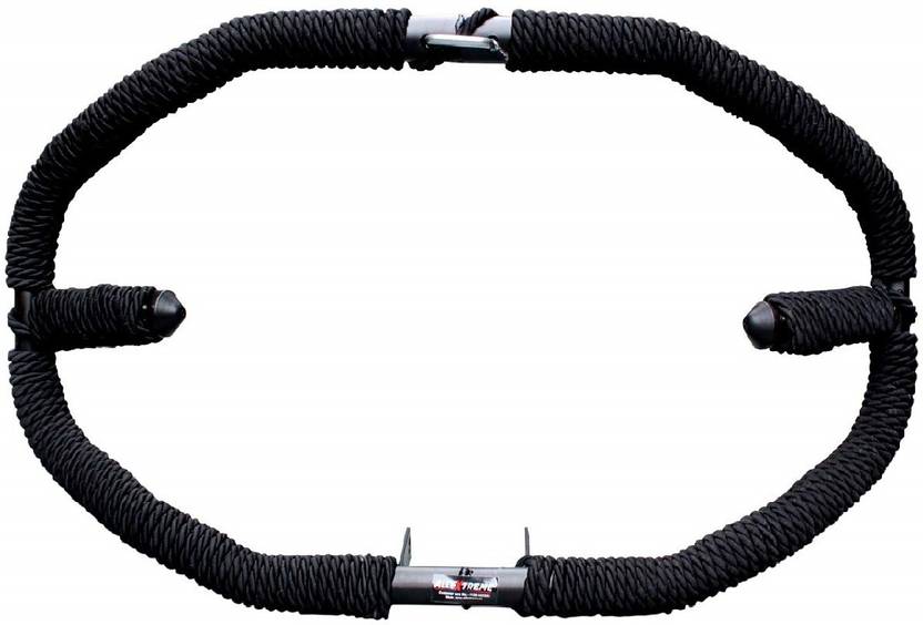 Bullkartzone Heavy Duty Metal 8 Bend Black Rope Safety Leg Crash Guard ...
