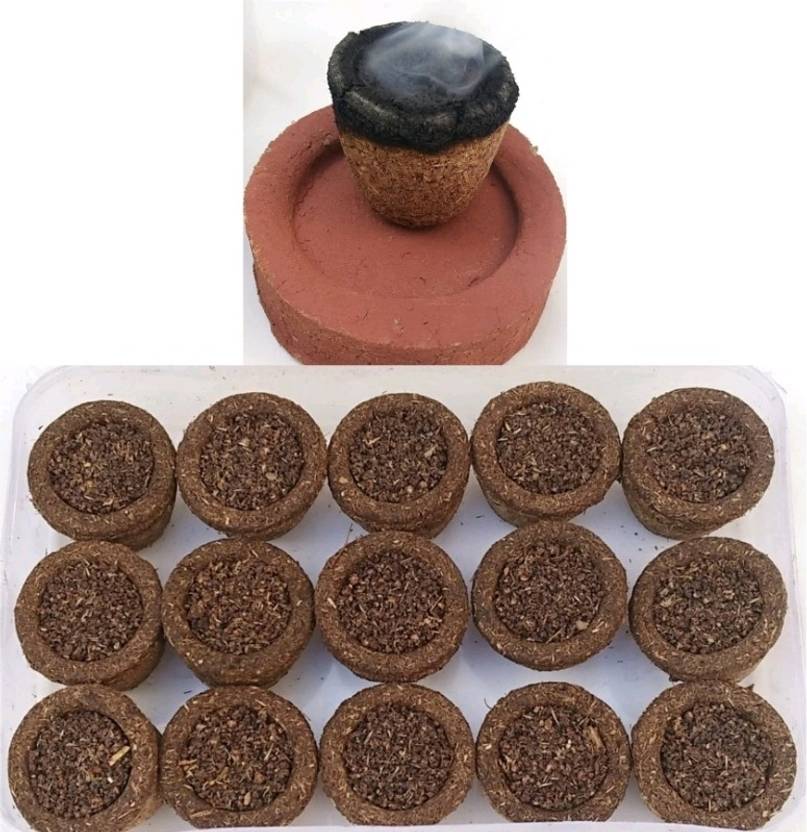 Dhananjya sambrani dhoop Cups Desi Cow Dung, ghee guggul, lobhan ...