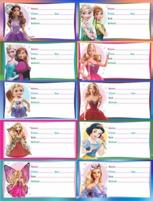 Super Easy 7.3 cm Mixed Design Name Slip Note Books Cartoon Stickers ...