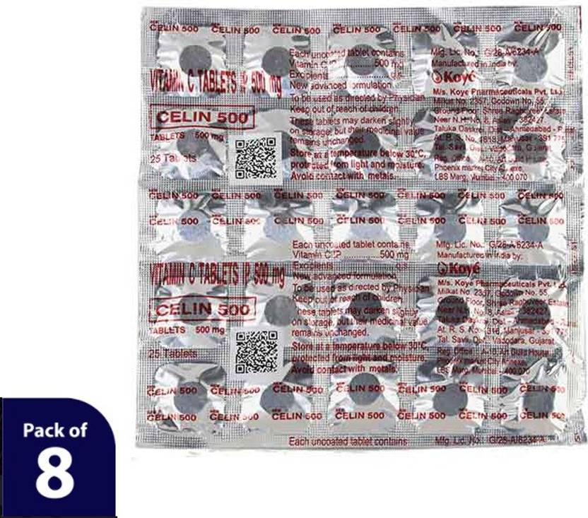 Celin 500 Tablets Price in India - Buy Celin 500 Tablets online at ...